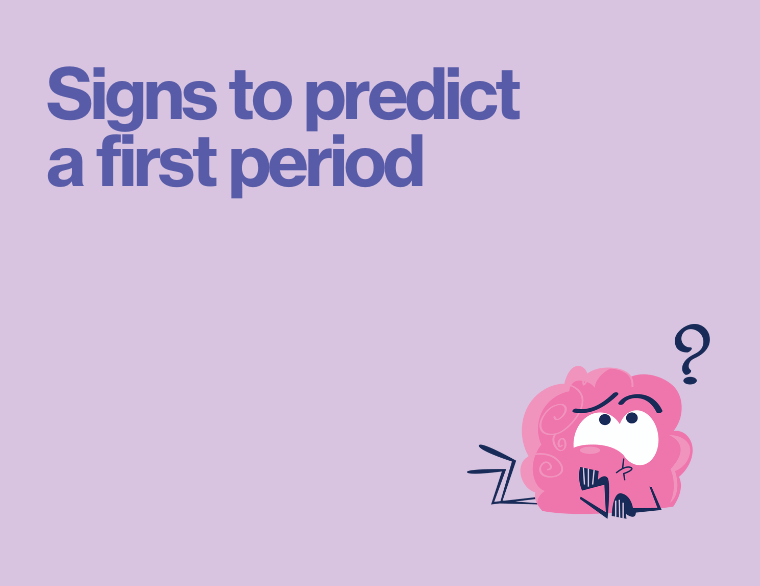 3 signs your daughter is about to start her period