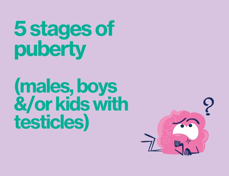 The 5 stages of puberty in boys