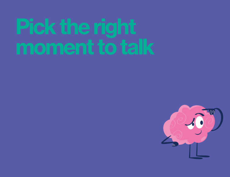 When is the right time to talk? Tips for picking the perfect moment ...